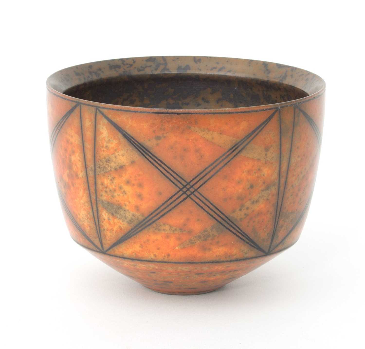 Lot 94 - Duncan Ross (born 1943)/A studio pottery bowl,