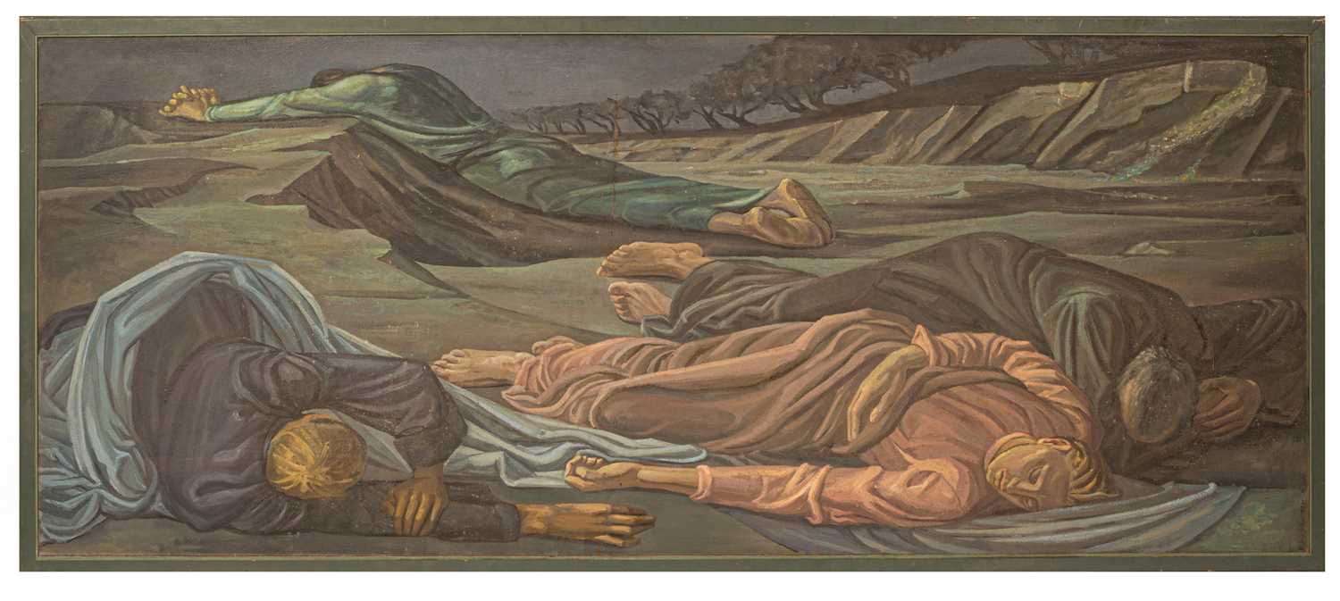 Lot 637 - Alan Barlow (1926-2005) Brother Louis, Monk