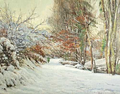 Lot 728 - Donald Henry Floyd (British 1892-1965)/Snow