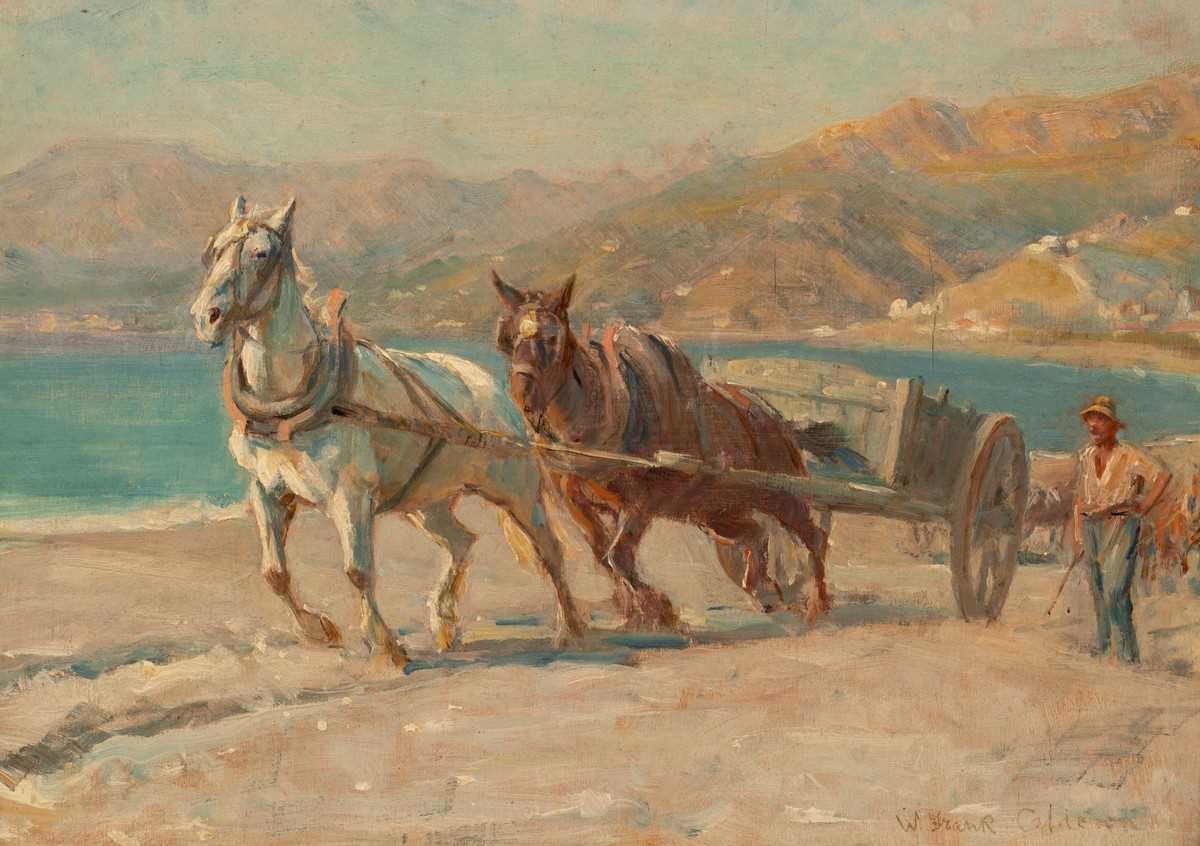 Lot 350 - William Frank Calderon (1865-1943)/Horses