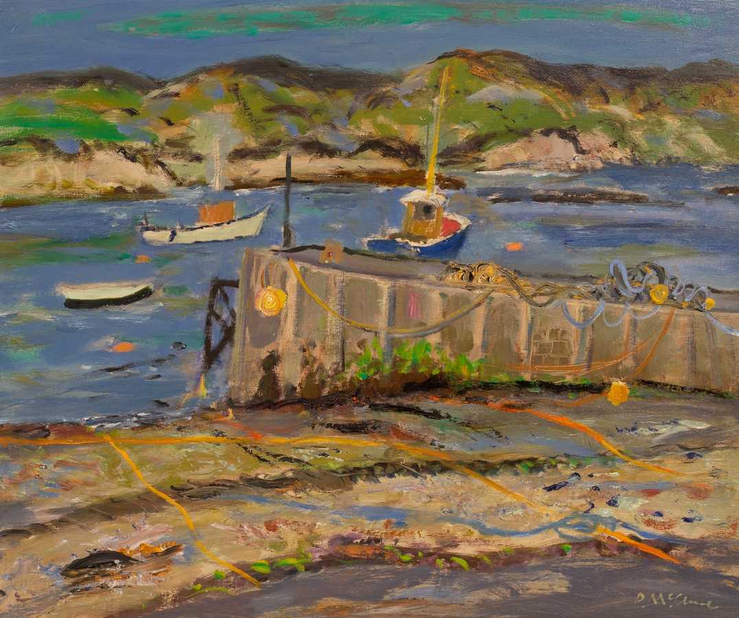 Lot 378 - David McClure (1926-1998)/The Jetty, Little